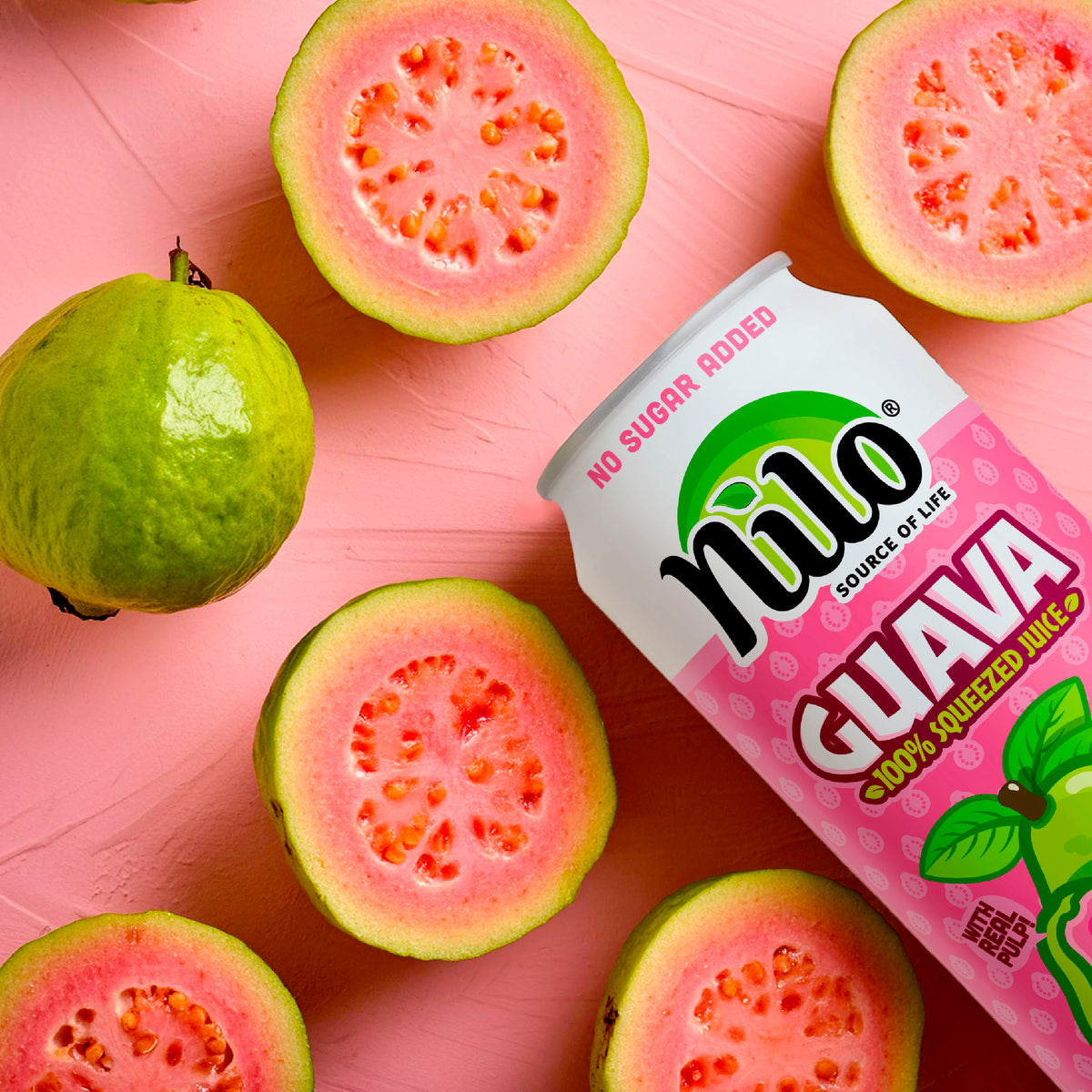 Nilo® Pink Guava Juice I 100% Squeezed Juice – NILO