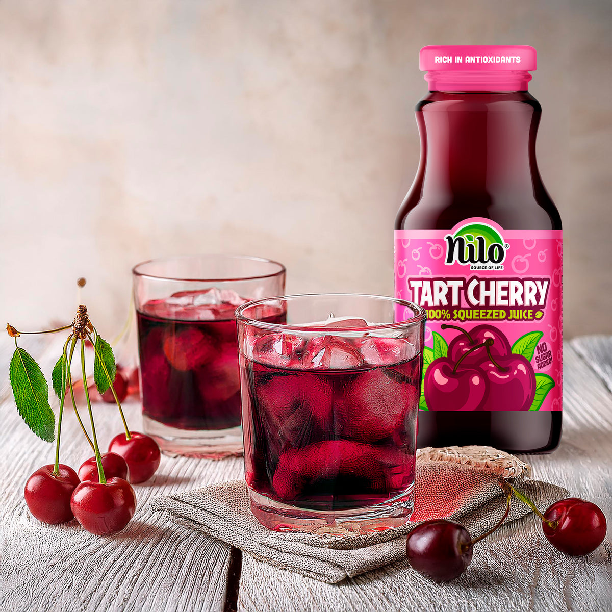 Nilo® Tart Cherry Juice I 100% Squeezed Juice – NILO