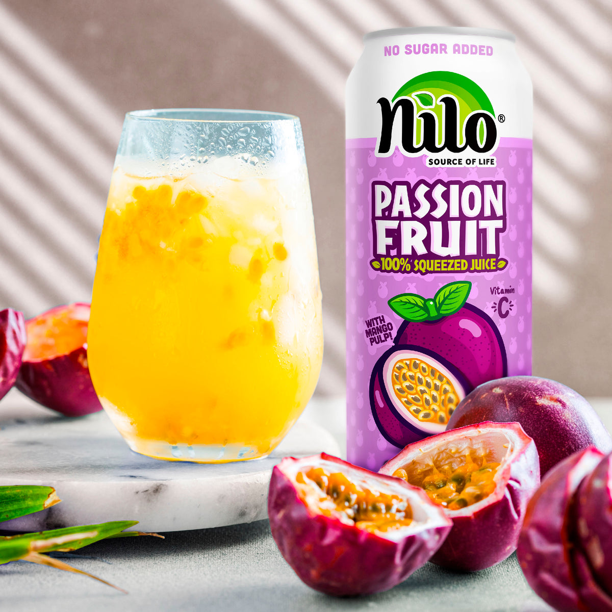 Nilo® Passion Fruit Juice I With Mango Pulp – NILO